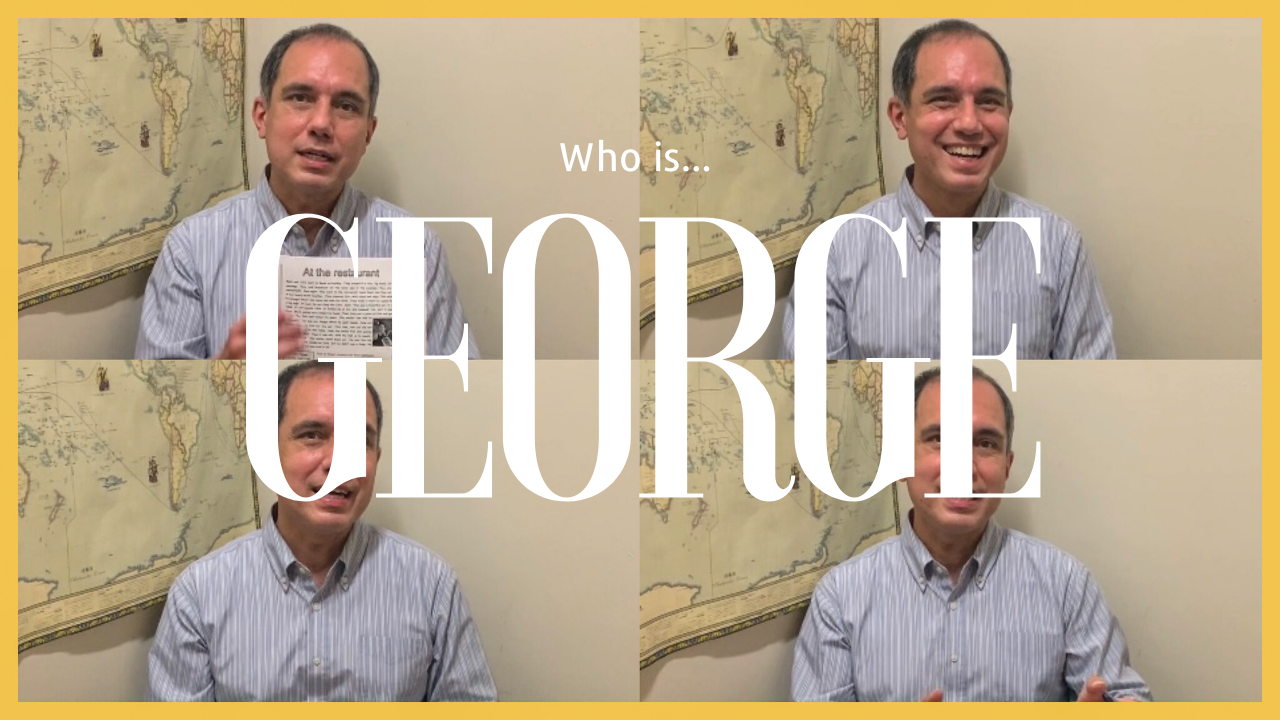 Georgeってどんな先生？【YouTubeに動画がUPされました！】 | 新着情報 | 新宿校（新宿南口） | マンツーマン英会話スクール ...